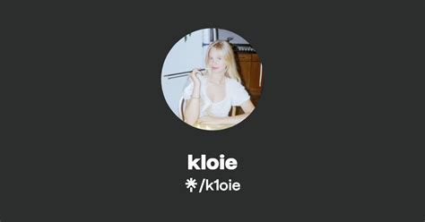 kloie - Listen on Spotify, Apple Music - Linktree