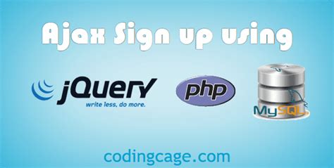 Ajax Bootstrap Signup Form With Jquery Php And Mysql Jendela Dunia Internet Dan Tekhnologi