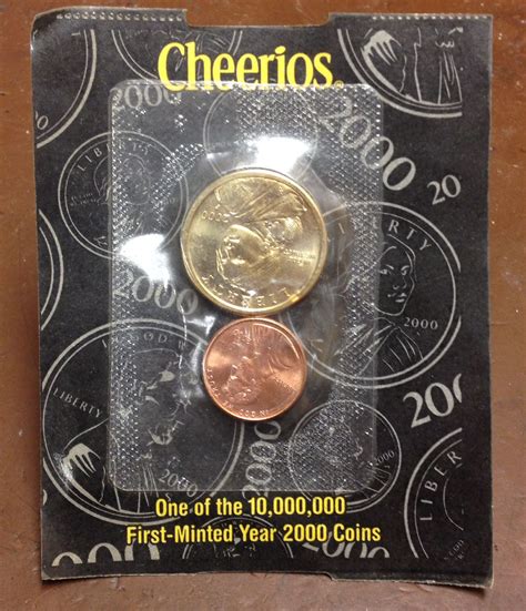 Cheerios Dollar In Original General Mills Packaging 2000 Coin Set In
