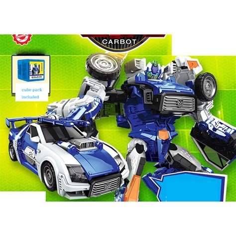 Hello Carbot Technomaster Robot Toy A Police Car Transforms Into A Robot 9 8 X 4 1 X 8 4 Inch