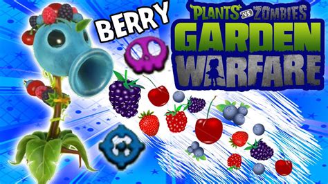 Berry Pea Shooter Is The Master New Plants Vs Zombies Garden Warfare Aquafina Character Youtube