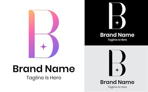 Premium Vector Feminine Letter B Initial Brand Monogram Logo Design