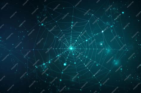 Premium Photo Internet Of Things Iot And Networking Concept For Connected Devices Spider Web