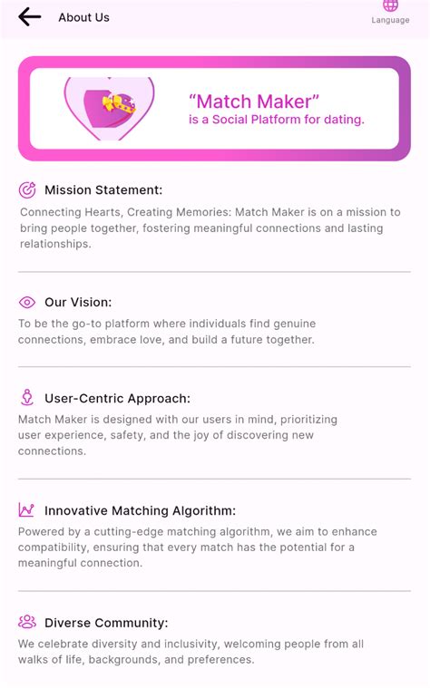 flutter dating app template ui design for android and ios by