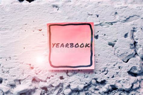 Handwriting Text Yearbook Business Overview Publication Compiled By