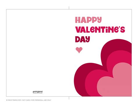 10 Free Printable Valentine Cards For Valentines Day Printybird