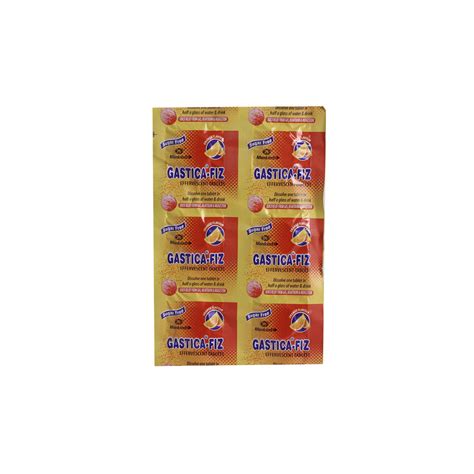Gastica Fiz Sugar Free Orange Effervescent Tablet 6s Price Uses Side