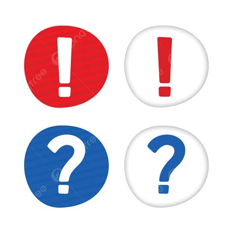 Red Exclamation Mark Png Red Question Mark In Circle