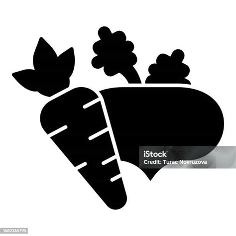 비트 뿌리와 당근 단단한 아이콘 다이어트 개념 흰색 배경에 신선한 뿌리 채소 기호 무와 당근 아이콘이 문자 모양 모바일 개념 웹 디자인으로 표시됩니다 벡터 그래픽 0명에