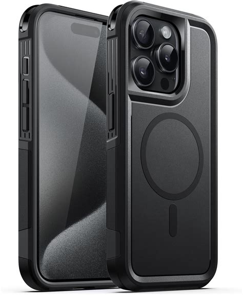 Jetech Funda Para Iphone 15 Pro Max 67 Pulgadas Compatible Con Magsafe Protección Tarea Pesada