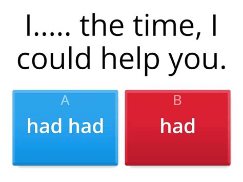 Unreal Conditionals Quiz