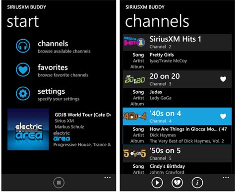Sirius Xm Buddy For Windows Phone 7 App Review