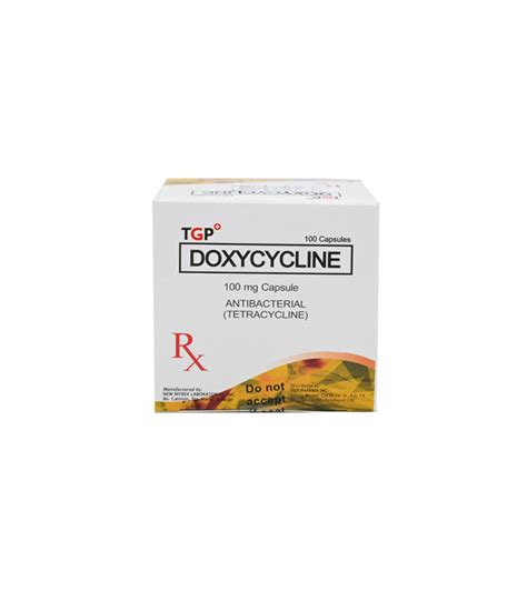 Rx Tgp Myrex Doxycycline Cap 100mg