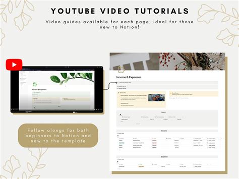 Boho Tiktok Notion Template Minimal Content Planner For Notion