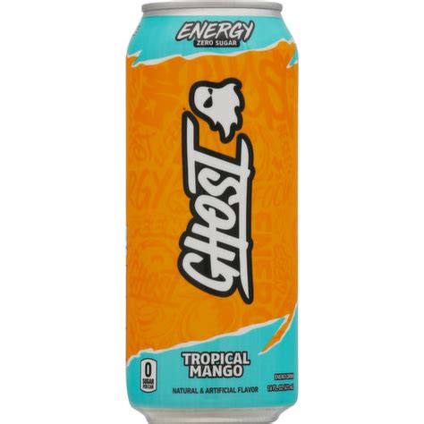 Ghost Energy Drink Zero Sugar Tropical Mango