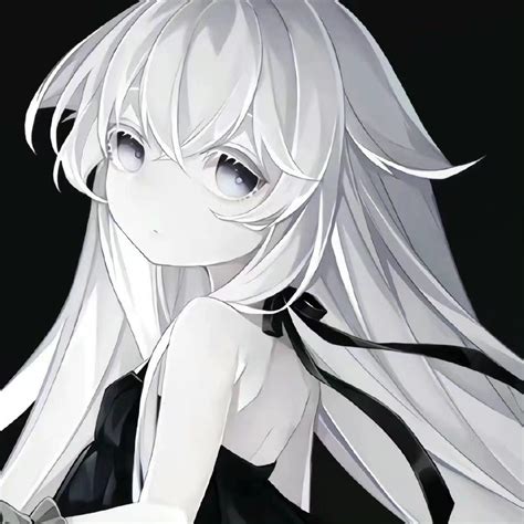 跟说天使来过の动漫黑白头像 高清图片，堆糖，美图壁纸兴趣社区