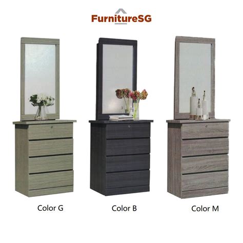 Dressing Table With Drawer And Lock Shopee Singapore