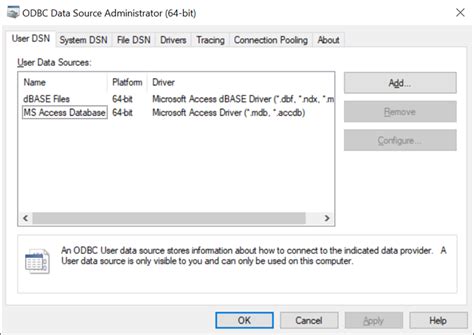 Troubleshooting Excel Database Connections