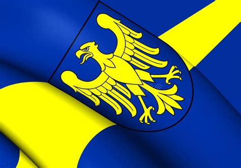 Flag Of Silesian Poland Stock Vector Illustration Of Arrow 193032648