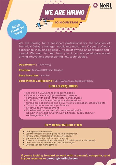 Hiring Careers Itjobs Getsmartwithenwr National E Repository Limited Nerl