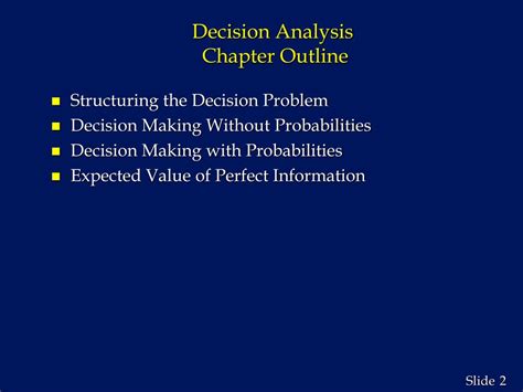 Ppt Decision Analysis Powerpoint Presentation Free Download Id4091532