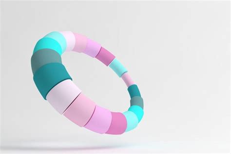 Premium Photo Abstract Balance Colorful Geometric Shapes