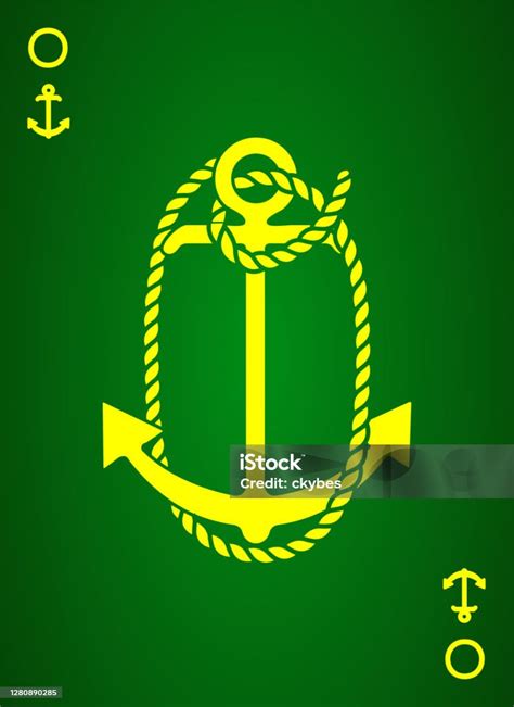 선박 로프로 만든 앵커와 편지빈티지 라벨 의류 티셔츠 또는 포스터 디자인 카드 스타일을 재생 모노그램 벡터 그림입니다 T 셔츠에 대한 스톡 벡터 아트 및 기타 이미지