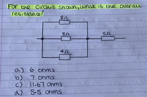 [calculating Total Resistance In A Parallel Circuit] Hi All I Have Been Trying To Teach Myself