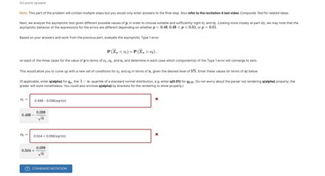 Asymptotic Behavior Of The Expressions For The Errors Asymptotic Behavior Of The Expressions For The Errors