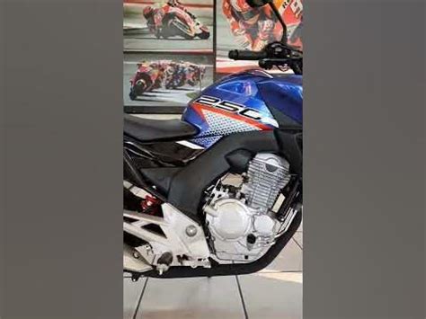 Cb Twister 250 2022 0 Km Na Cor Azul Perolizada Youtube