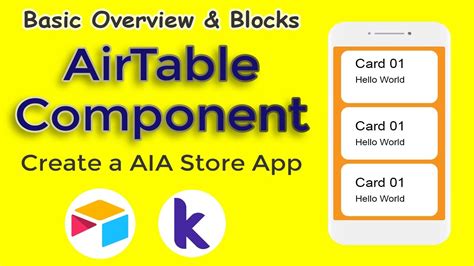 How To Use Airtable In Kodular Spreadsheet Component All Blocks Explained Youtube
