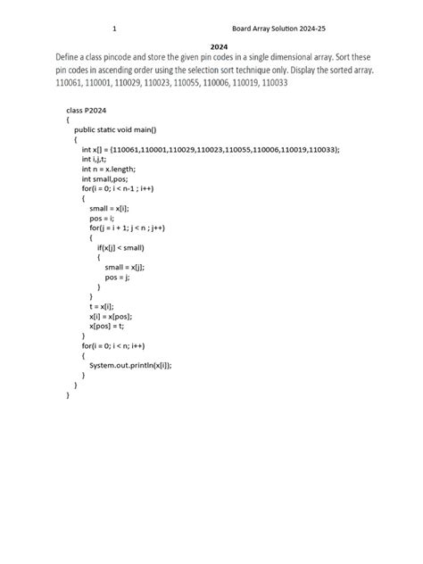 Final Array Assignment Solution 2024 25 Pdf Computer Programming