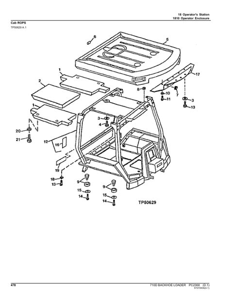 John Deere 710d Backhoe Loaders Parts Catalog Manual Pc2368