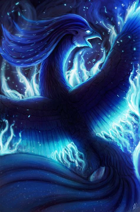Blue Fire Phoenix Wallpapers Top Free Blue Fire Phoenix Backgrounds