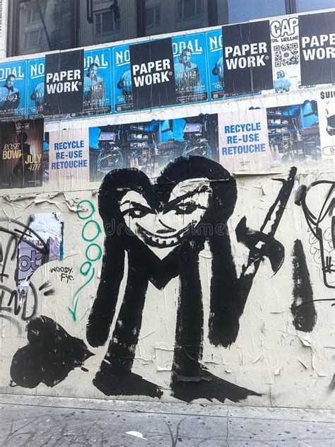 Heart Head Person Whimsical Eerie Graffiti By Piccle P Downtown La California United States