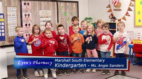 Marshall South Elementary Mrs Reynolds Kindergarten