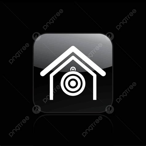Vector Illustration Of Single Target Icon Illustration Objective House Vector Illustration