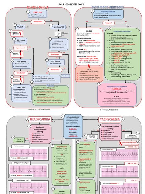Acls 2020 Algorithm Pdf Cardiopulmonary Resuscitation Causes Of Death