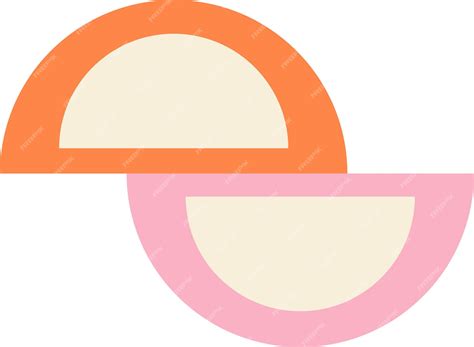 Premium Vector Geometric Abstract Flower Shape