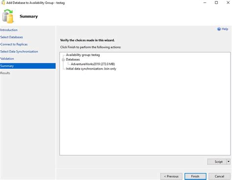Restore A Database In The Ms Sql Server Always On Availability Group Eclipsys