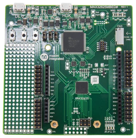 max32625mbed analog devices development board ultra low power