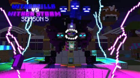 Witherzilla Vs Wither Storm 12 Ss5 Youtube