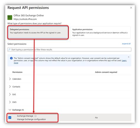 Entra Id Application Setup For Delegated Permission Type Add On Products