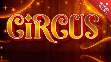 Circus | Enchanted Sparkle | Text Effect Generator