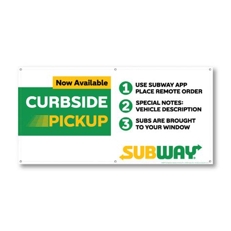Curbside Pickup Banner Subway Prints