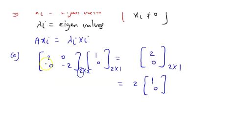 verify that λi is an eigenvalue of a and that xi is a corresponding