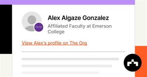 Alex Algaze Gonzalez Affiliated Faculty At Emerson College The Org