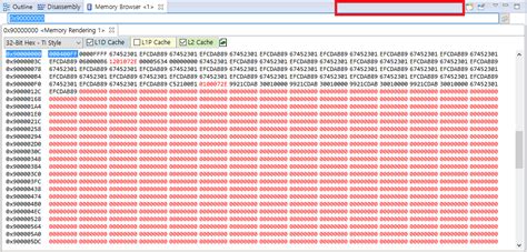 Memory Browser Has No Icon Code Composer Studio Forum Code Composer Studio TI E2E