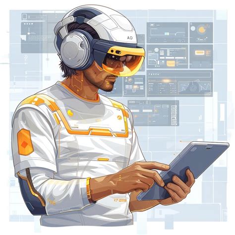 Premium Photo Quantitative Analyst Arvr Developer In A Ai Clipart