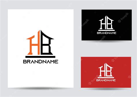 Premium Vector Modern Unique Corporate Hb Letter Logo Design Templete